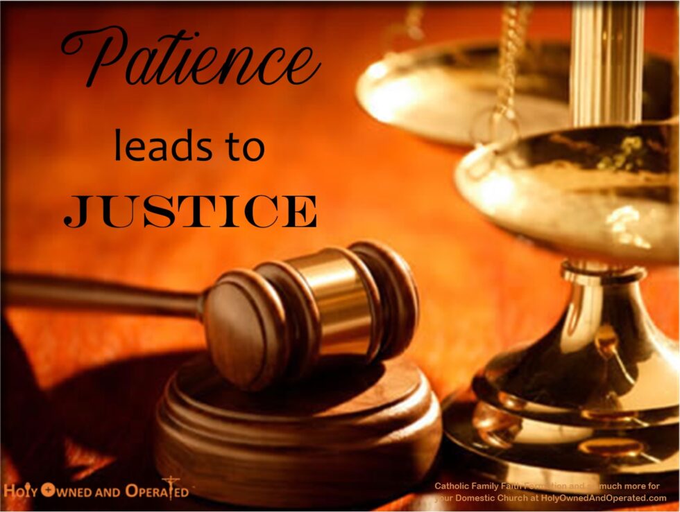 Patience Leads to Justice - TWMWU | HOO